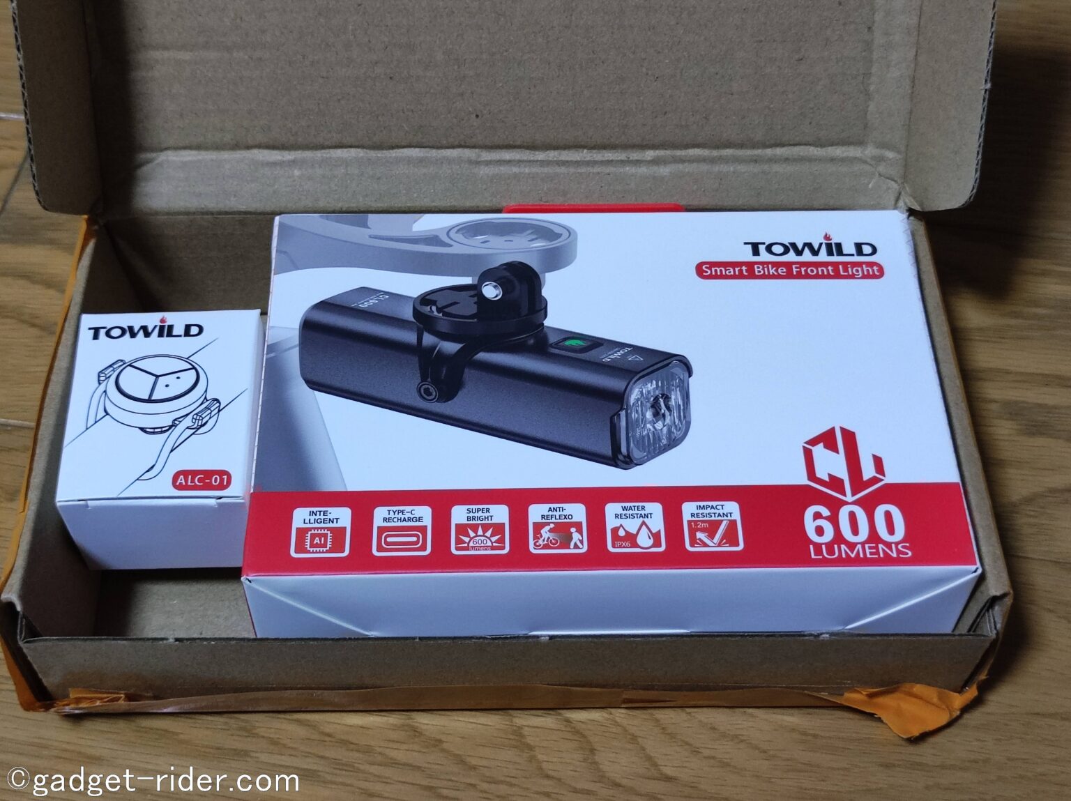 画期的機構の自転車用ライト【TOWILD CL600】 | ガジェットライダー